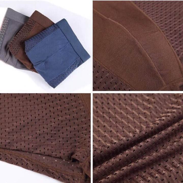 Mens Underwear Boxers Men Ice Silk Boxer Bamboo Fiber Underwear ...