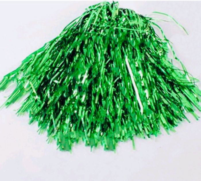 pom pom Cheerleader Pair(2pcs) Cheer Sports Metalic Cheerleader Dance ...