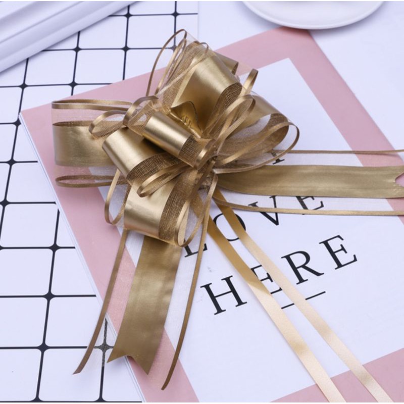 🔥Ready stock pull out ribbon/ riben tarik hamper dan bouquet | Shopee ...