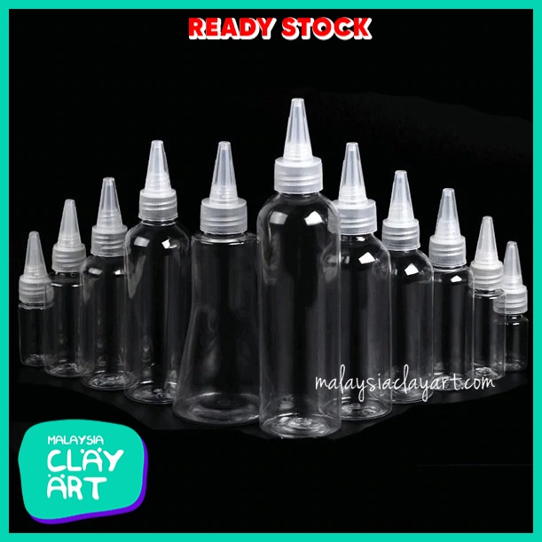 Transparent Clear Plastic Squeeze Dropper Bottle Travel Empty Container ...