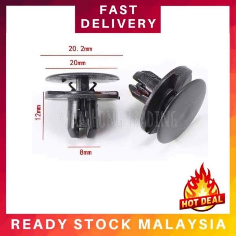 (10pc) Honda Civic Accord City Inner Fender Clip / Mudguard Clip murah ...