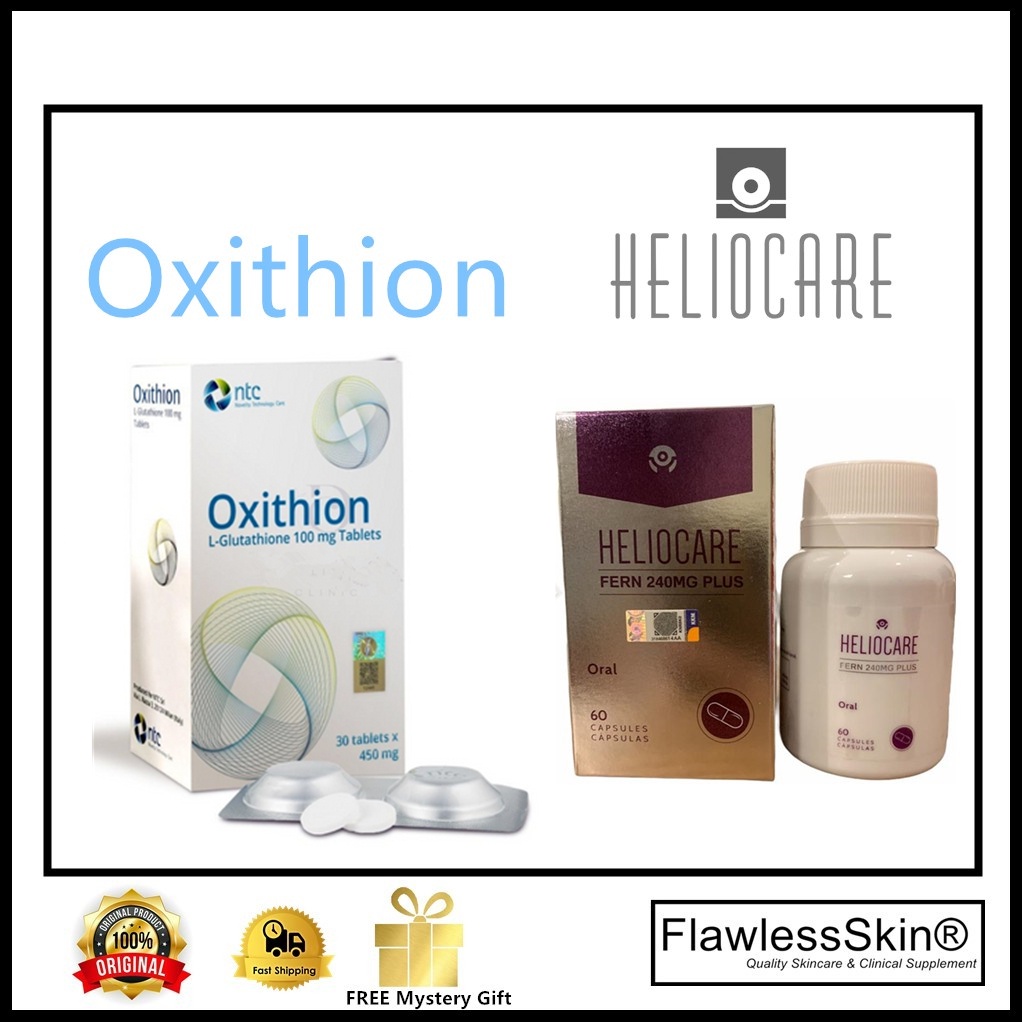 Oxithion (30 tablets) Heliocare Fern Plus (60 capsules) Putih Booster ...