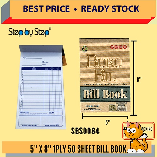 5" x 8" BILL BOOK (1 PLY) (2 PLY) / BILL BOOK | Shopee Malaysia