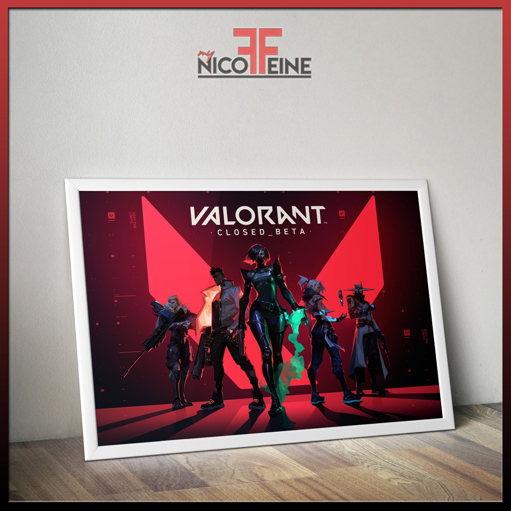 NEW Valorant Game Large Poster Print / Wall Art | Shopee Malaysia