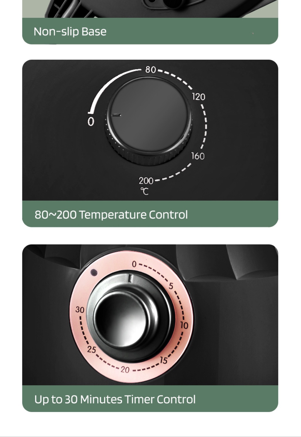 Bossman Kaden Mini Air Fryer - Black (3L) BK220 | Shopee Malaysia