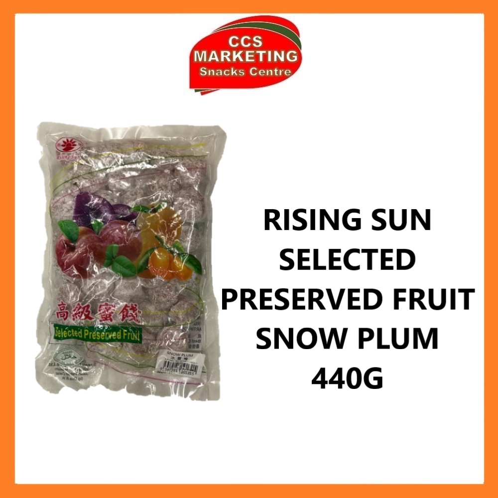 CCS Rising Sun Selected Preserved Fruits Asam Snow Plum 440G | Shopee ...