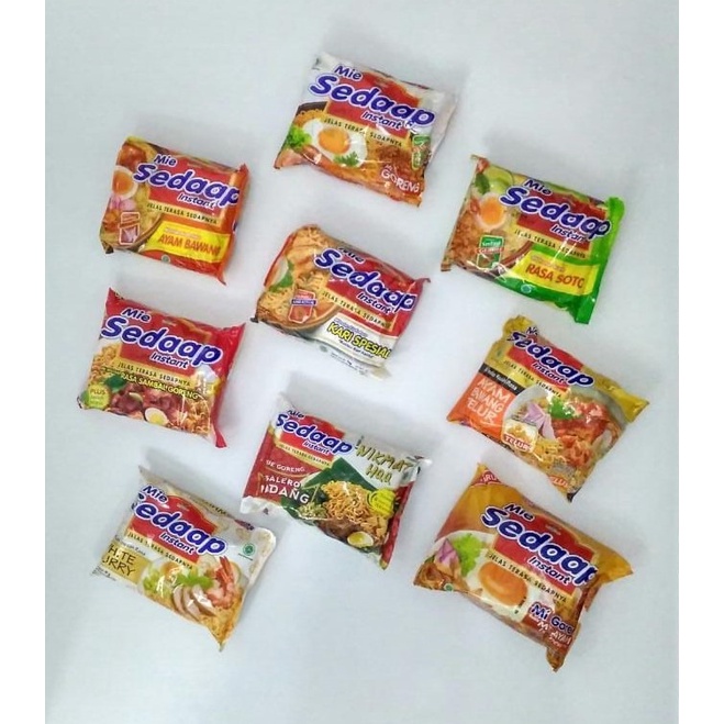 Sedaap Instant Noodles (Soto/Fried/Chicken Onion/Special Curry ...