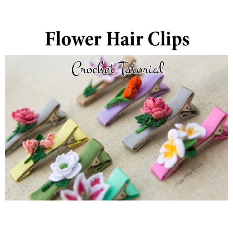 [PDF file]Amigurumi Crochet Tutorial {Flower Hair Clips} PDF File ...