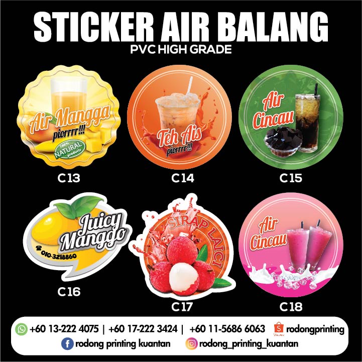 STICKER BALANG KALIS AIR READY STOCK | Shopee Malaysia