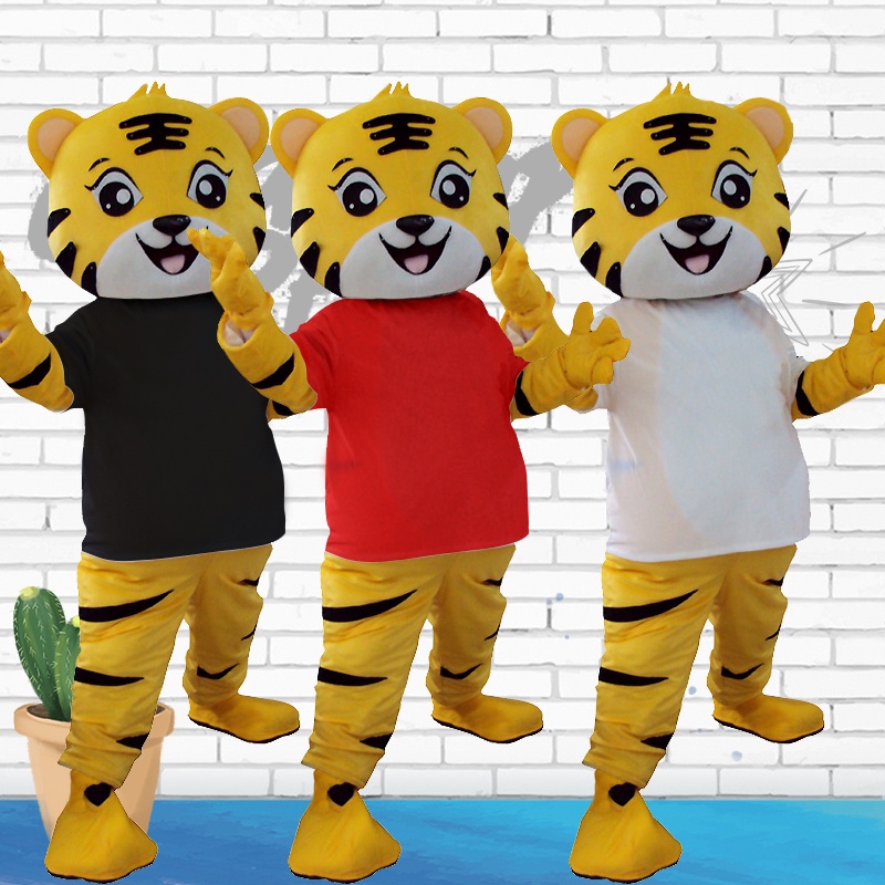 Christmas Amway Tiger Mascot Cosplay Costume Suit Adult Men Wo role ...