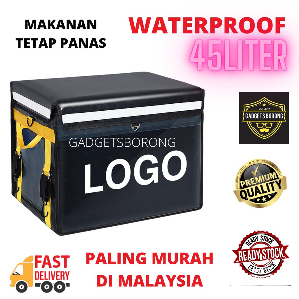 BEG DELIVERY BAG PENGHANTARAN RIDER MAKANAN PANAS SEJUK KALIS AIR ...