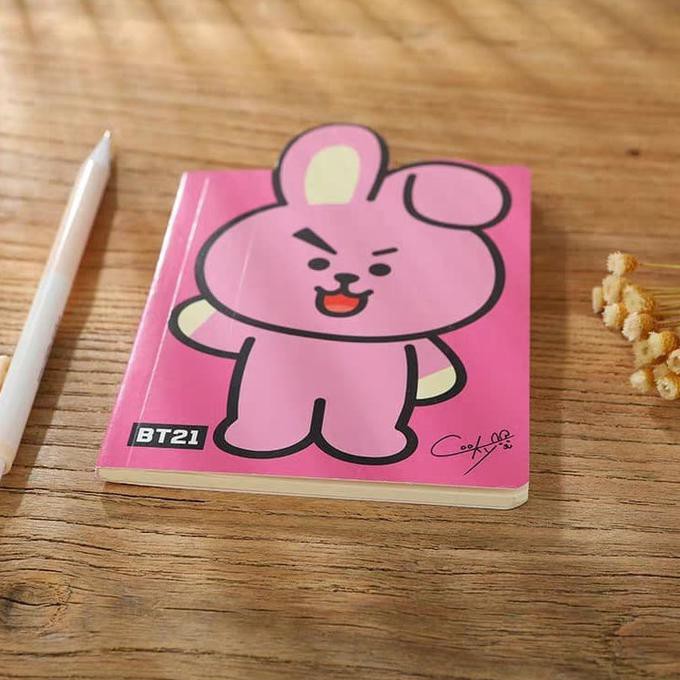 Bt21 Bts Bangtan Boys Character Journal Notebook - 1 Set of 5 Books ...
