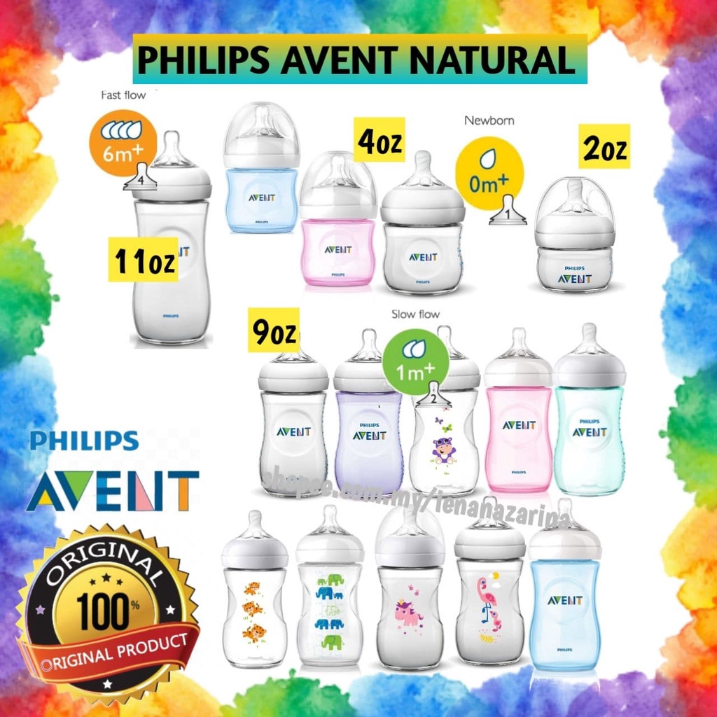 Botol Susu Philips Avent Natural Baby Newborn | Shopee Malaysia