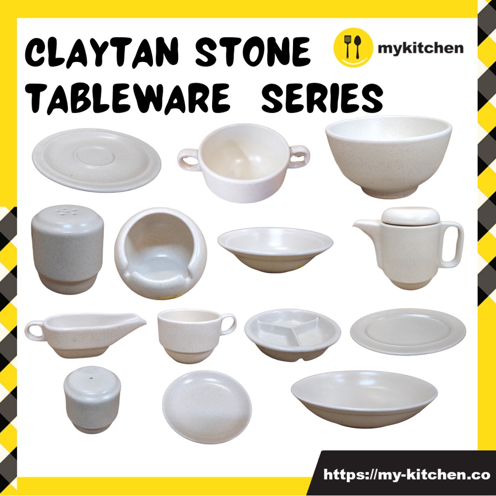 [MY KITCHEN] AUTHENTIC Claytan SE Stoneware Tableware Loose Piece ...