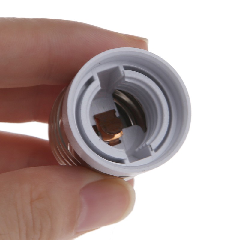 WER E27 to E17 Socket Base LED Halogen CFL Light Bulb Lamp Adapter ...