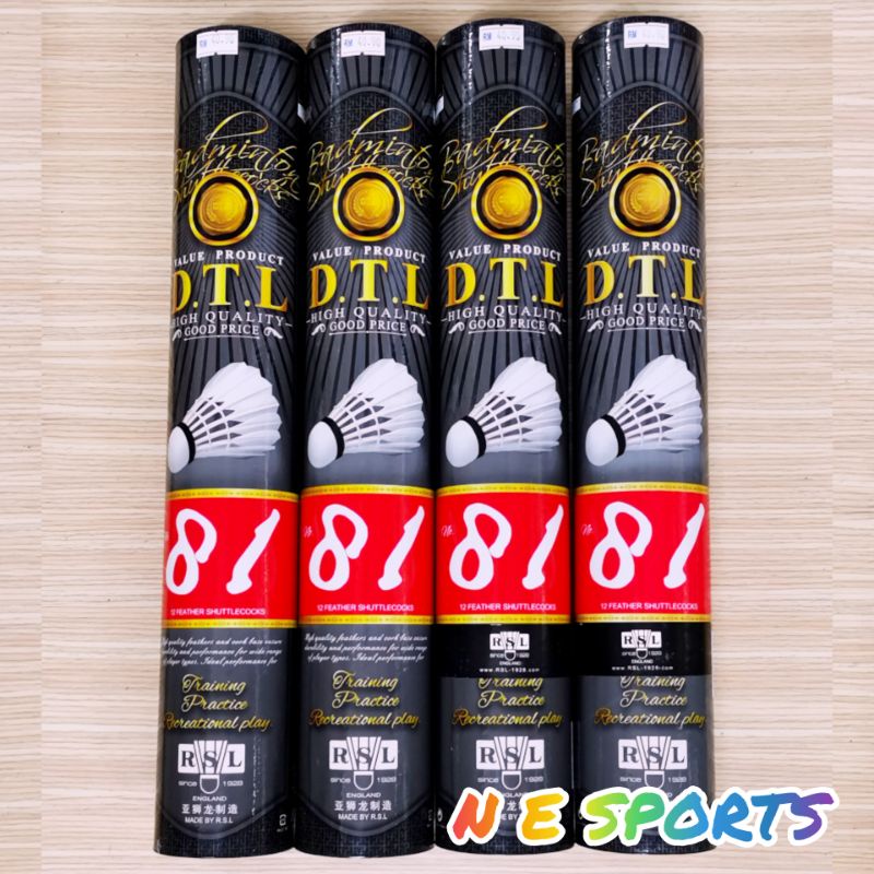 RSL DTL 81 DTL 83 BADMINTON SHUTTLECOCK | Shopee Malaysia