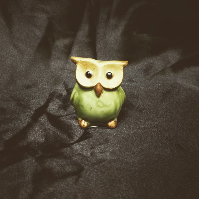 Cute little hand made porcelain owl gift,home décor,garden décor and ...
