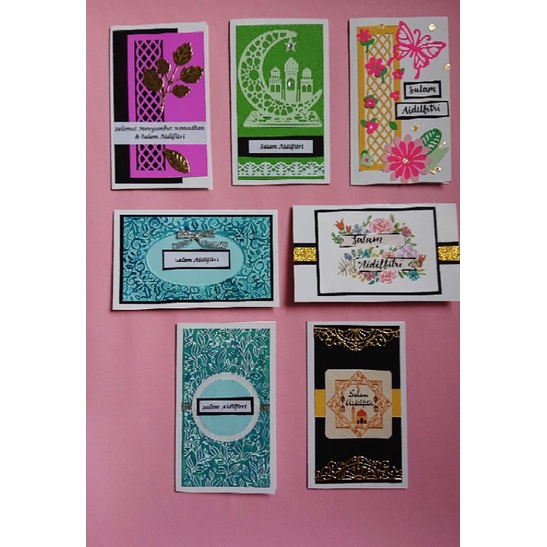 kad raya handmade, kad lipat | Shopee Malaysia