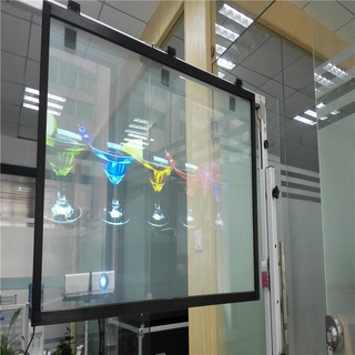 Clear Rear Projection Holographic Screen Wall Glass Sticker 3D Film ...