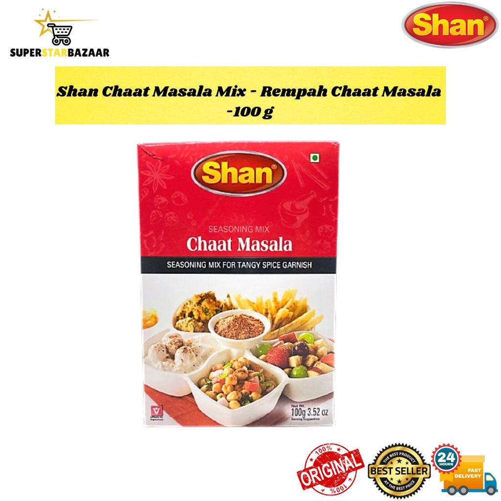 Shan Chaat Masala Mix - Rempah Chaat Masala - 100g | Shopee Malaysia