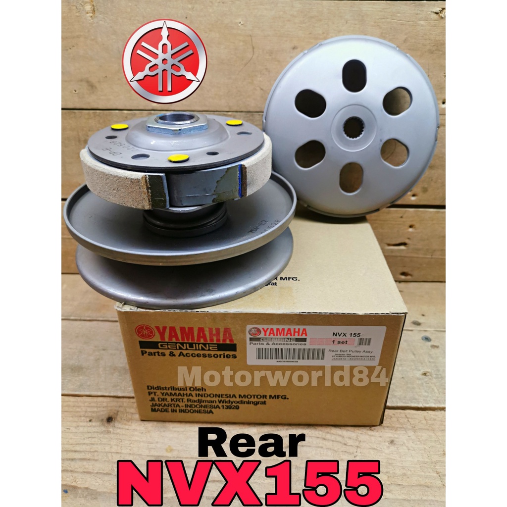 YAMAHA REAR + FRONT PULLEY SET NVX 155 NMAX PULEY ORIGINAL INDONESIA ...