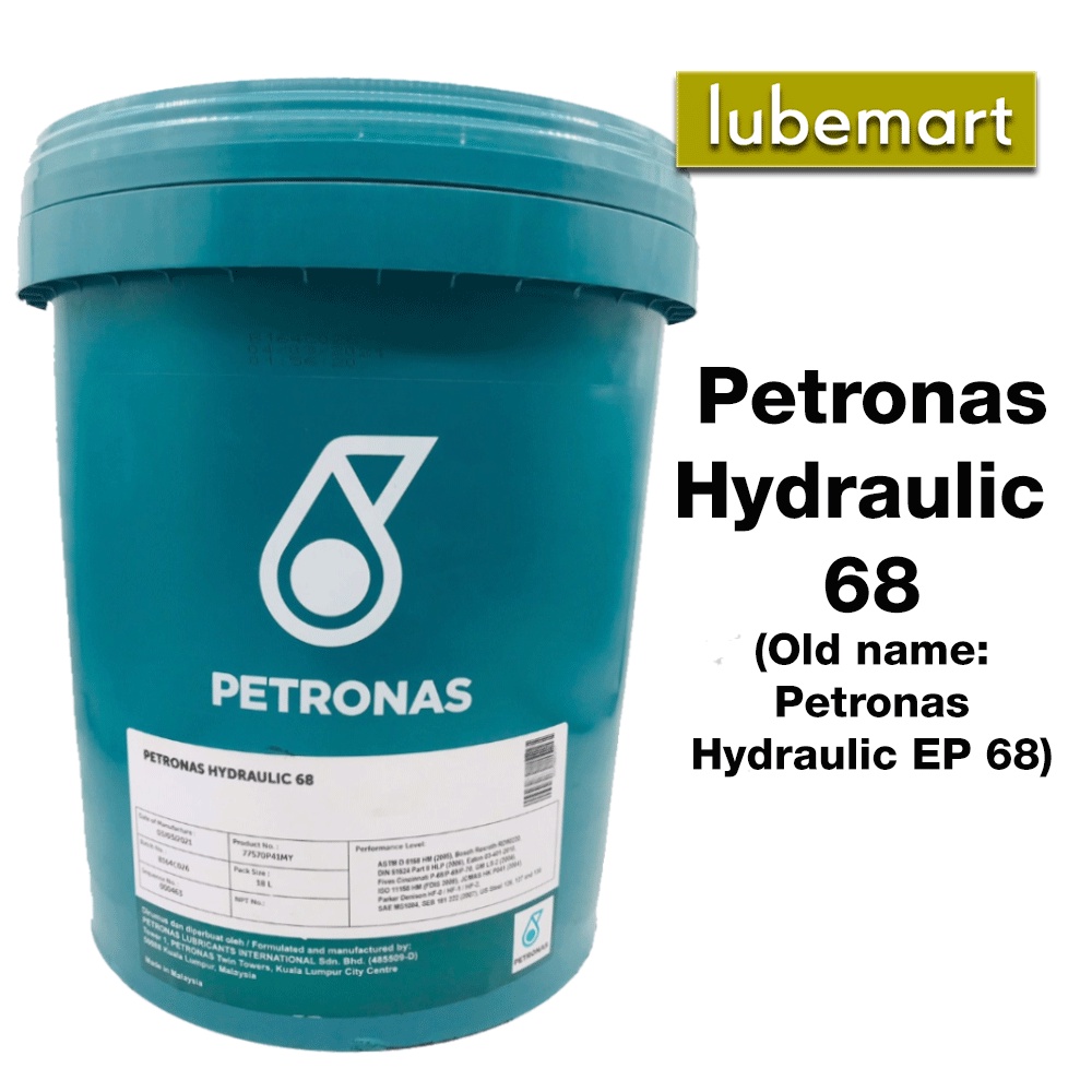 MINYAK HIDRAULIK 68 - PETRONAS HYDRAULIC OIL 68 (18 LITERS) - HYDRAULIC ...