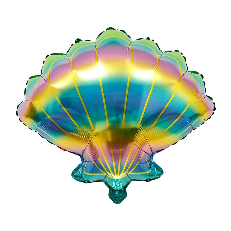 New Cartoon Ocean Theme Balloons Shells Conch Crab Whale Foil Balloons ...
