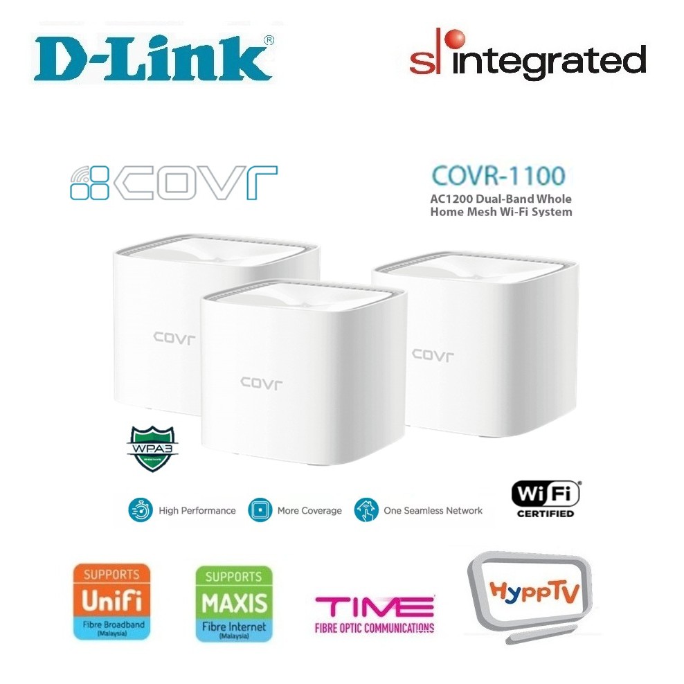 COVR AC1200 Dual-Band Mesh Wi-Fi Router COVR-1100 | Shopee Malaysia