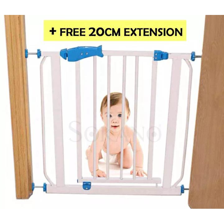 NEW IMPROVED Premium Safety Gate for Children And Extension Gate (71cm ...