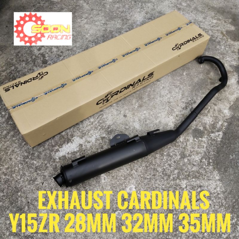 Y15ZR EXHAUST CARDINALS RACING CUTT STD 28MM 32MM YAMAHA Y15ZR YSUKU ...