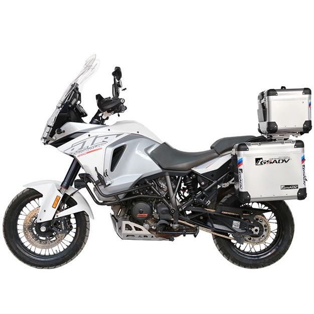 GSADV KTM 1290 Super Adventure Motorcycle Top Box Aluminium & Side Box ...