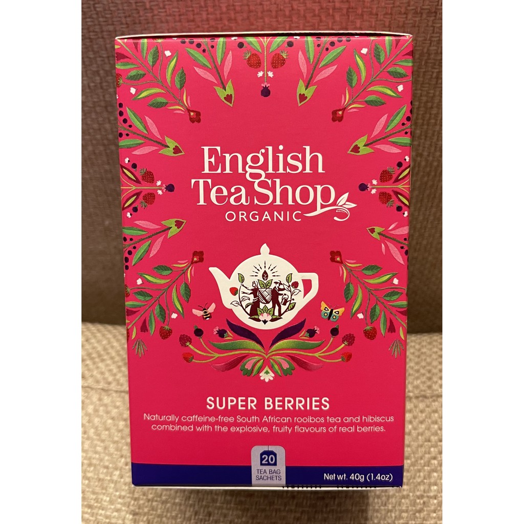 English Tea Shop - Organic Super Berries -30g(20 Tea Bag) | Shopee Malaysia