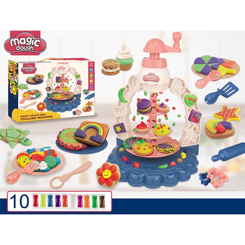 Magic Dough Cyclone Machine Dough Toys for kids (supercute) | Shopee ...