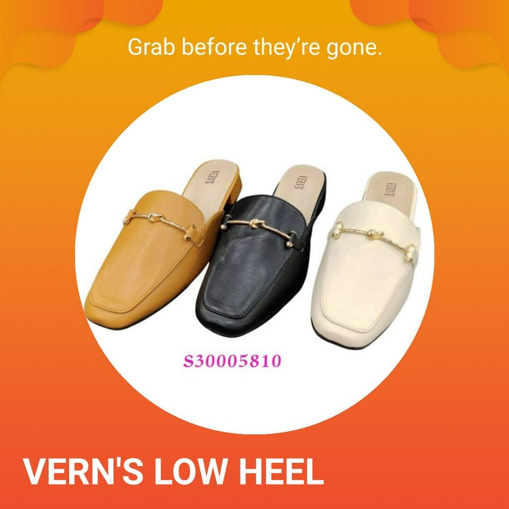 VERN'S Low Heels Pump S30005810 RM79.99 | Shopee Malaysia