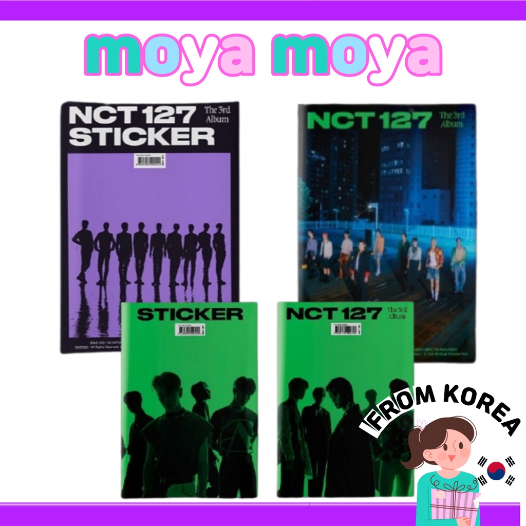 NCT 127 - 3rd Album STICKER (Photobook / Sticky / Seoul City) | Shopee ...