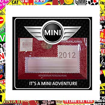 Roadtax Sticker Holder - Mini Car Logo | Shopee Malaysia