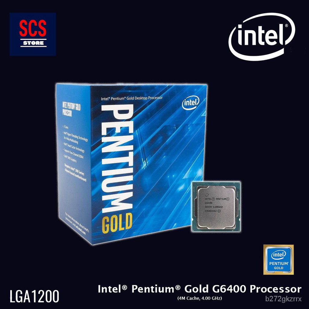 Ag4R Intel® Pentium® Gold G6400 LGA1200 Processors | Shopee Malaysia