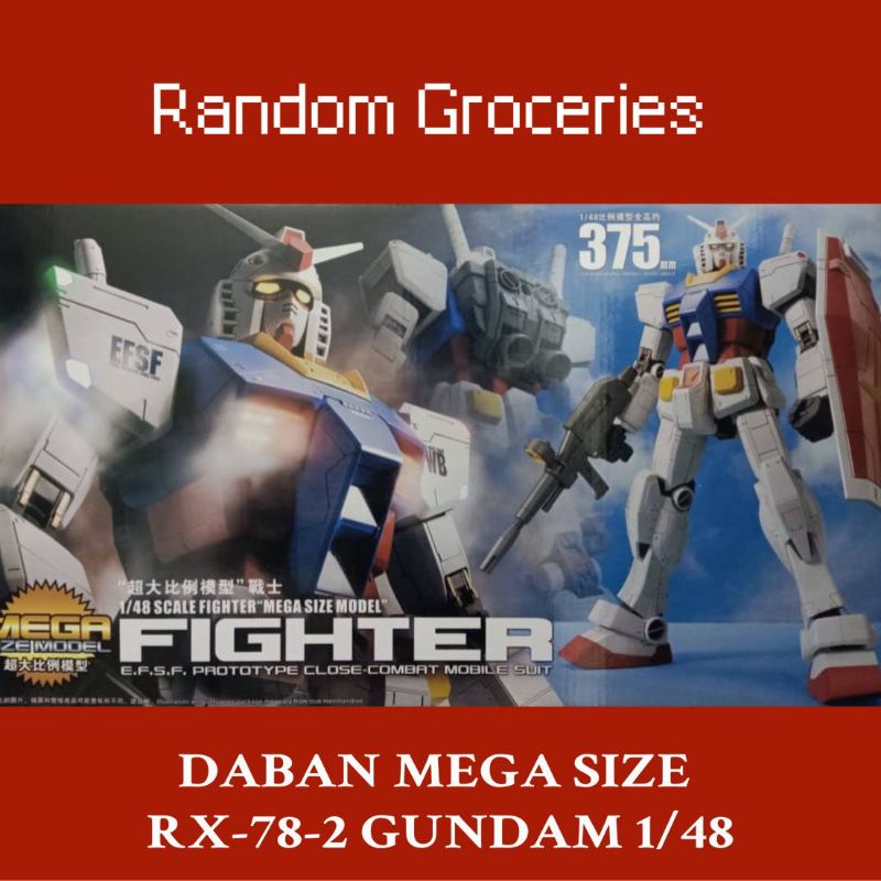 DABAN MEGA SIZE RX-78-2 FIGHTER 1/48 RX78 | Shopee Malaysia