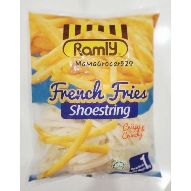 Ramly Shoestring Fries 1kg per pack (KLANG VALLEY ONLY) | Shopee Malaysia
