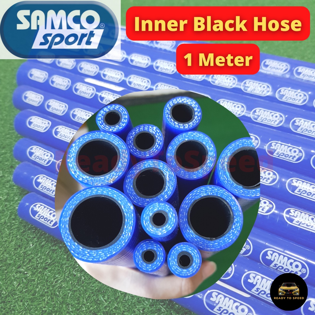 SAMCO 1 Meter Inner Black Silicone Hose (Oil / Water / Vacuum)- 4MM 5MM ...