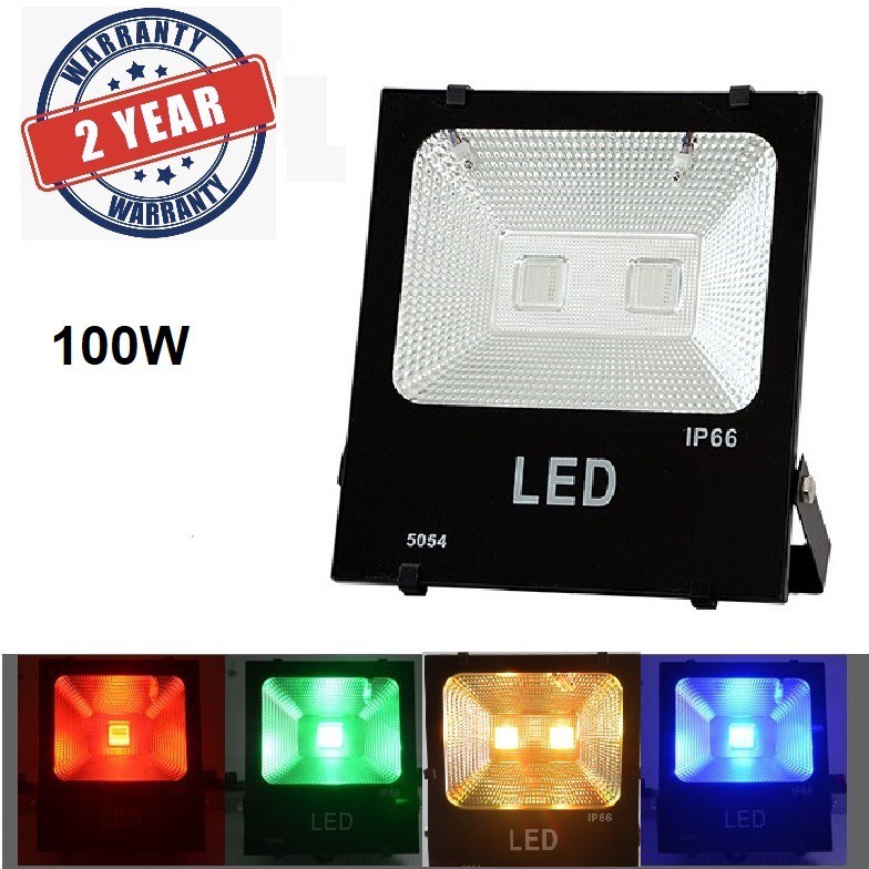 High Quality LED Floodlight Green | light Blue | Spotlight Yellow ...