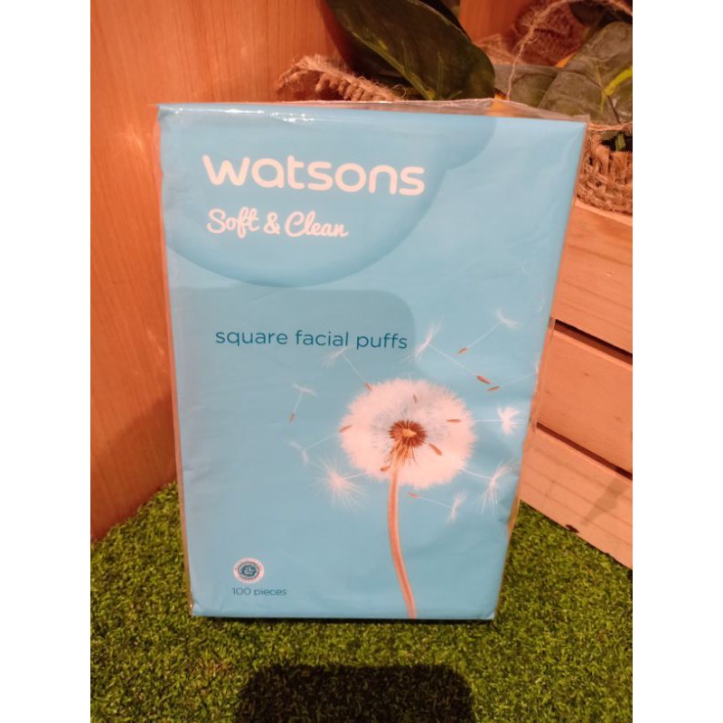 Watsons Square Facial Puffs 100 Pcs | Shopee Malaysia