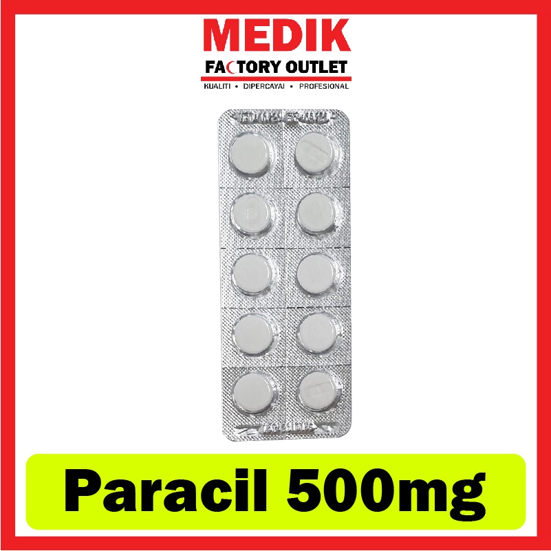 Uphamol / Paracil 500mg/ Paracetamol 500mg/ Similar to Panadol (1 Strip ...