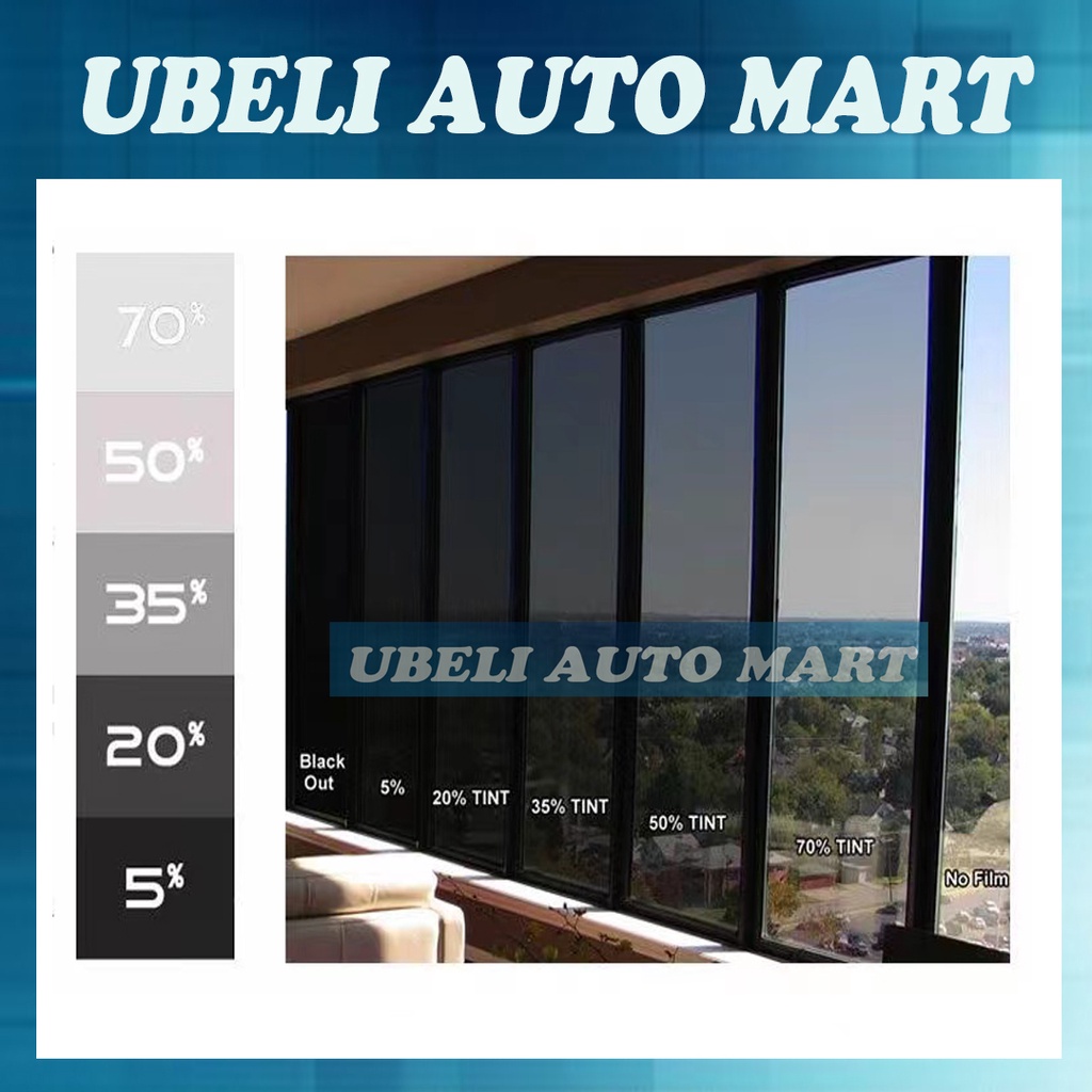 🔥Ready Stock🔥 Tinted Rumah UV Hitam / UV Black Window Tinted Film ...