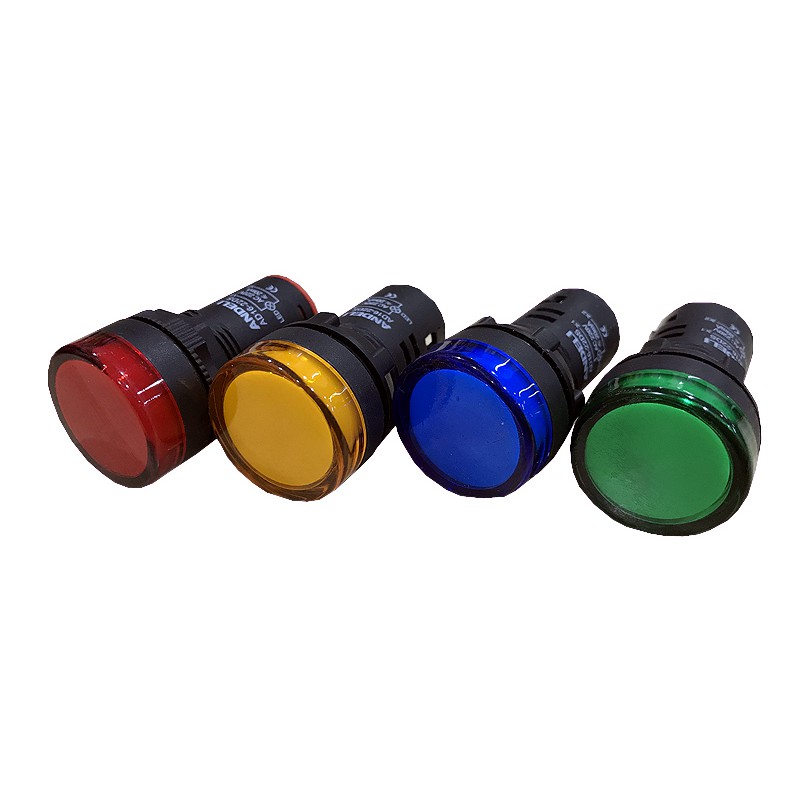 22MM 240V LED PILOT LAMP (RED/YELLOW/BLUE/GREEN) | Shopee Malaysia