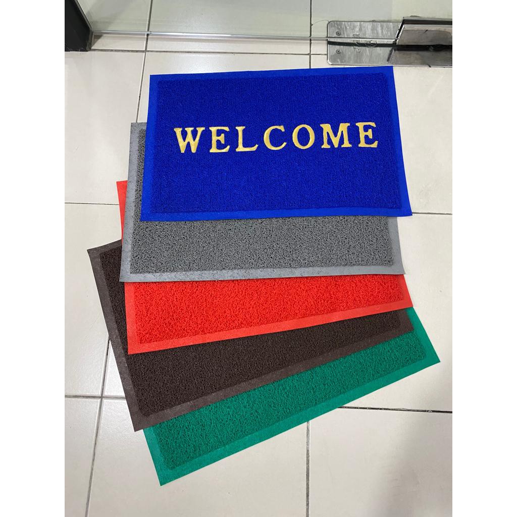 Rubber Floor Mat WELCOME (Choose from 5 Colors) | Shopee Malaysia