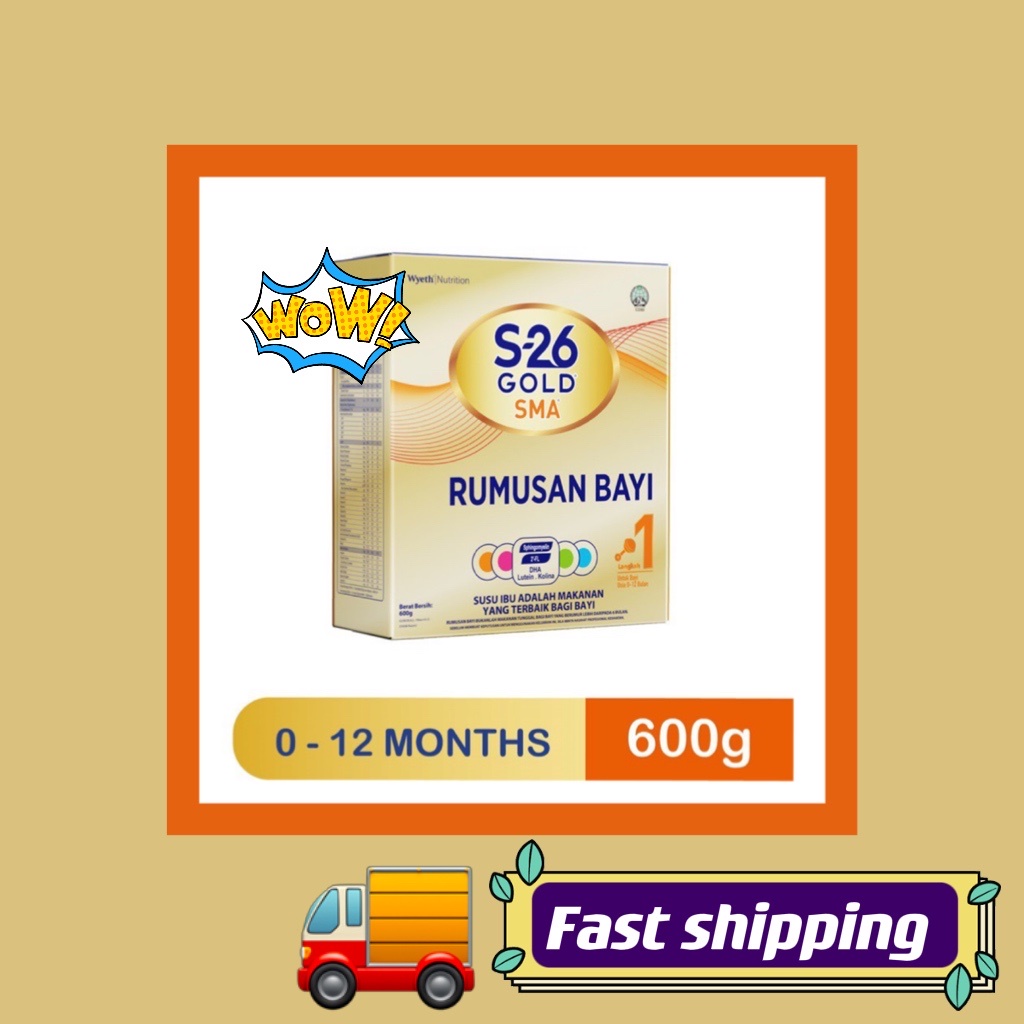 S26 SMA GOLD Step 1 *New Packaging* 200g / 600g EXP 9/2024 | Shopee Malaysia