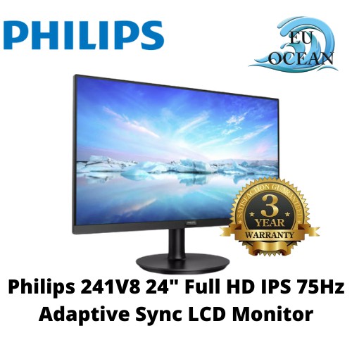 Philips 241V8 24" Full HD IPS 75Hz Adaptive Sync LCD Monitor | Shopee ...