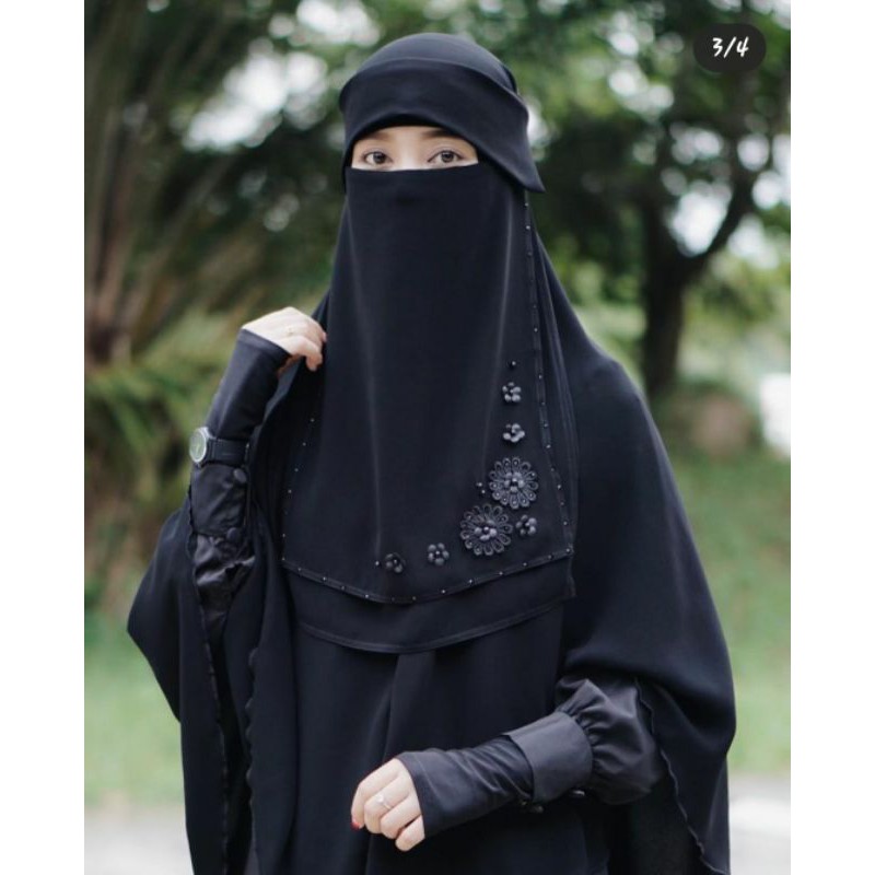 Niqab Bandana Niqab Veil Yemeni Niqab Veil Bandana Bangs Viral Bangs ...