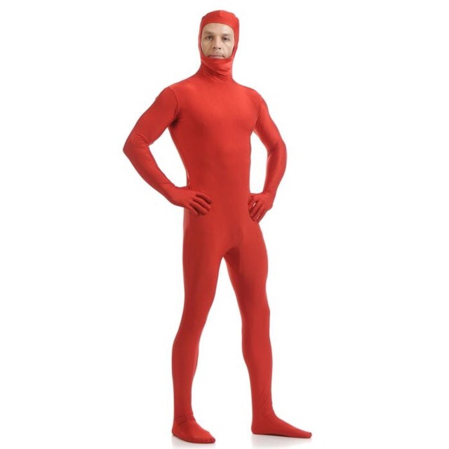 Lycra Full Body Zentai Suit Custome for Halloween Men Second Skin Tight ...